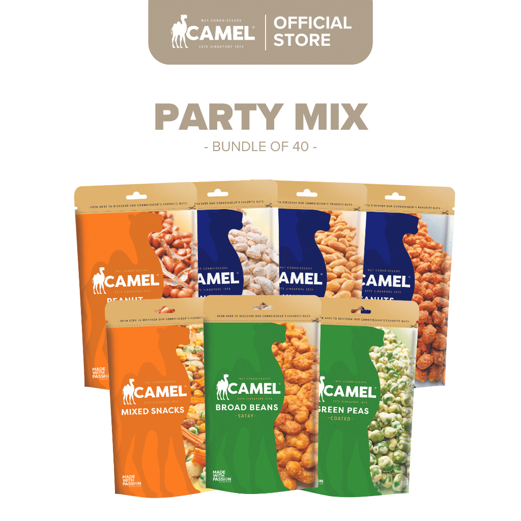 Camel Mini Nut Packs 36G (Bundle of 20 + Bundle of 20) , Choose 2 ...