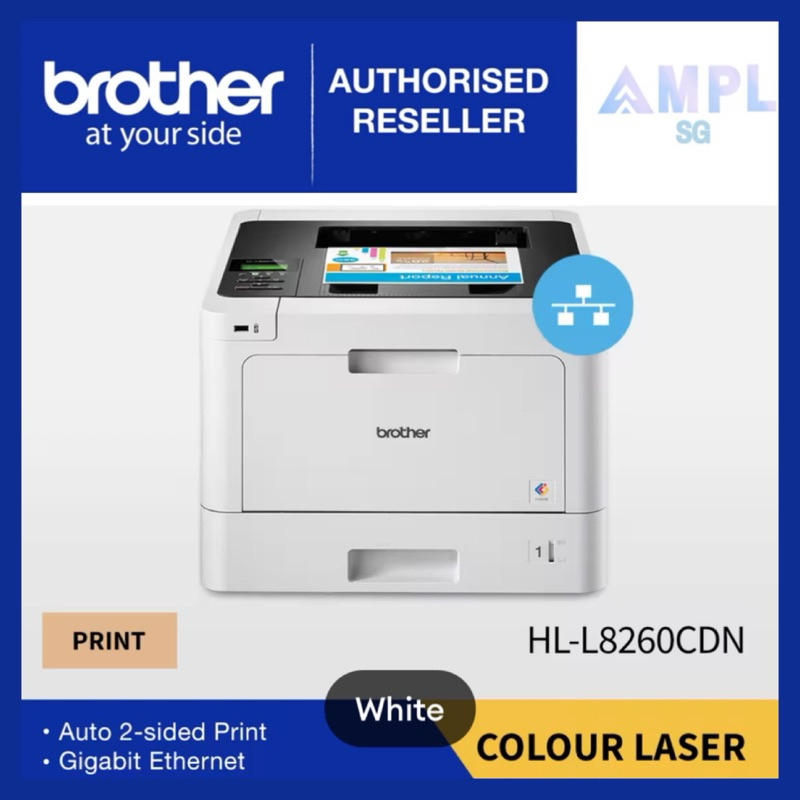 HL-L8260CDN Laser Printer | Colour | Print | Up to 31 / 33 ppm (A4 ...