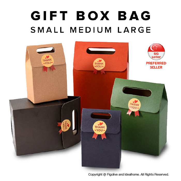 [Paper Gift Bag] Kraft Paper Bag for Small Goodies Treat Bag / Birthday ...