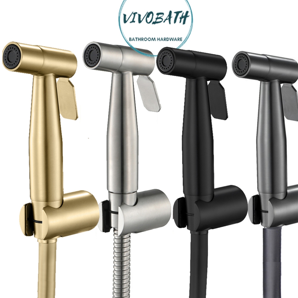 【SG Stock】4 Colours 3 PC- Set Stainless Steel Bidet Spray Package ...