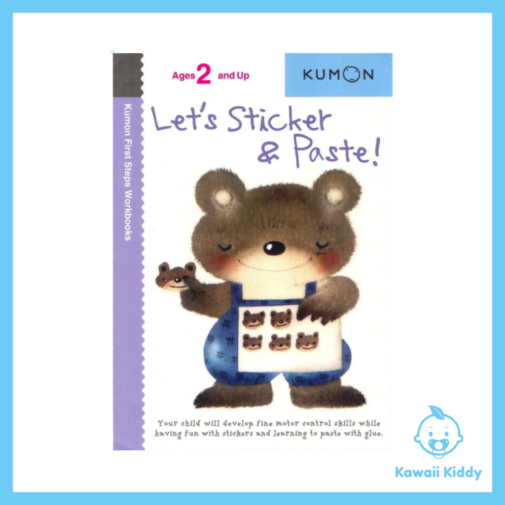 [Kawaii Kiddy] KUMON Let's Sticker and Paste (Age 2yrs+) | Shopee Singapore