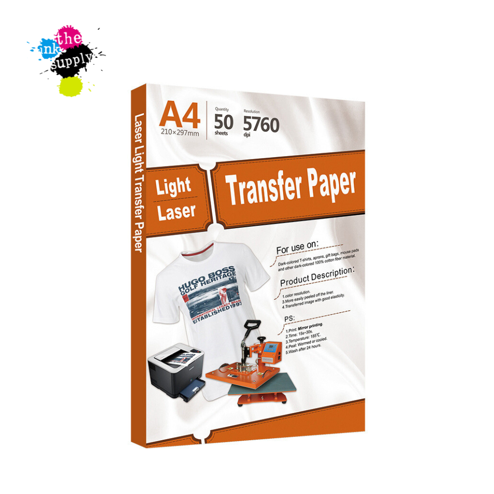 [20pcs] A4 Heat Transfer Iron On Transfer Sticker Paper for Dark or ...