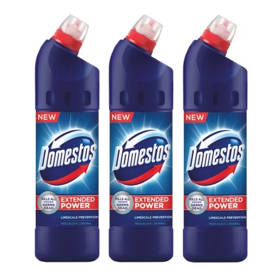Domestos Original Thick Bleach (500ml x 3) - TRIOPACK | Shopee Singapore