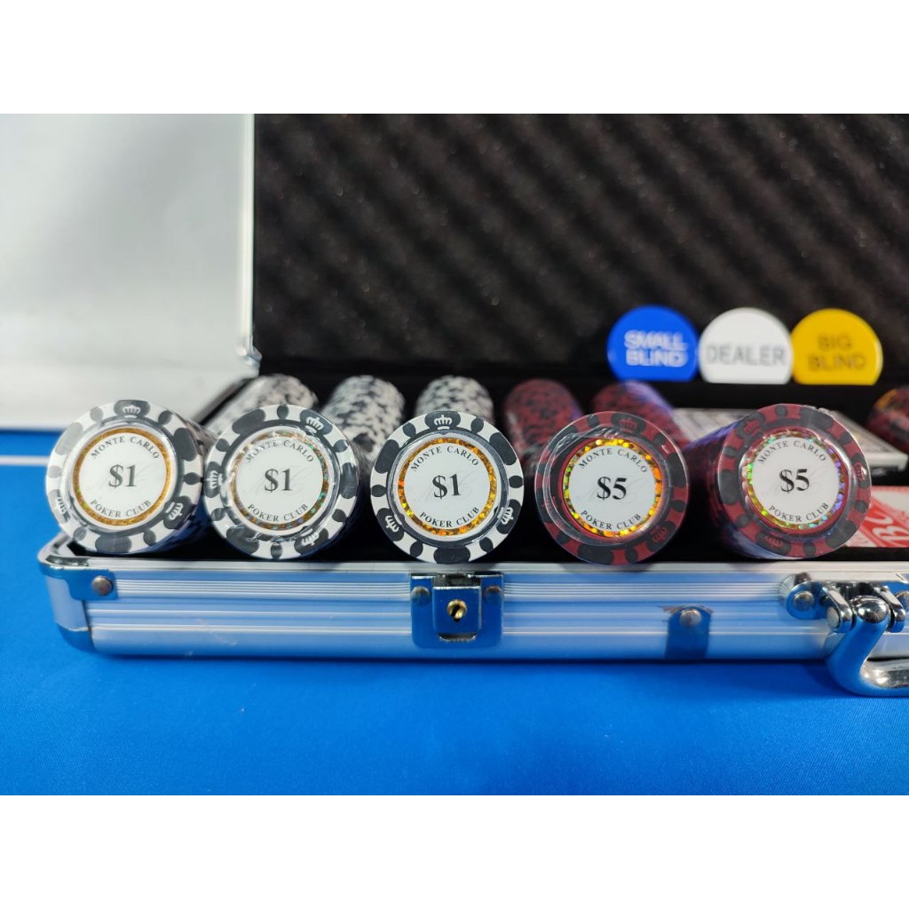 (Super sale) Monte Carlo Dual Tone Poker Chip Set | Shopee Singapore