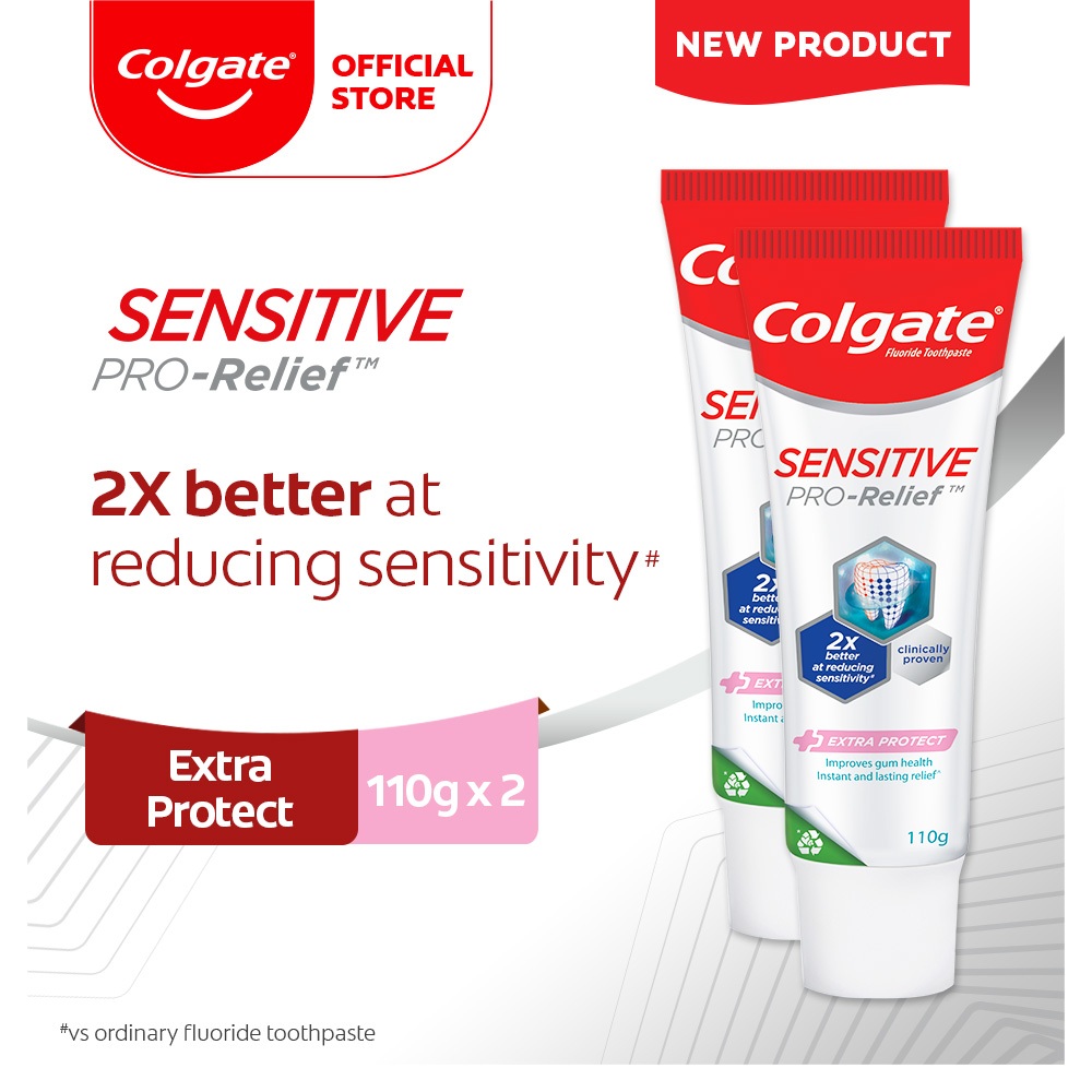 Colgate Sensitive Pro Relief Extra Protect Toothpaste [Bundle of 2 ...