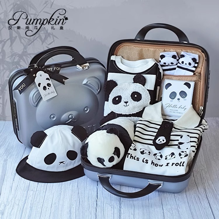 Newborn Hamper Baby Panda Gift Set /Baby Birthday Gift/ Full month ...