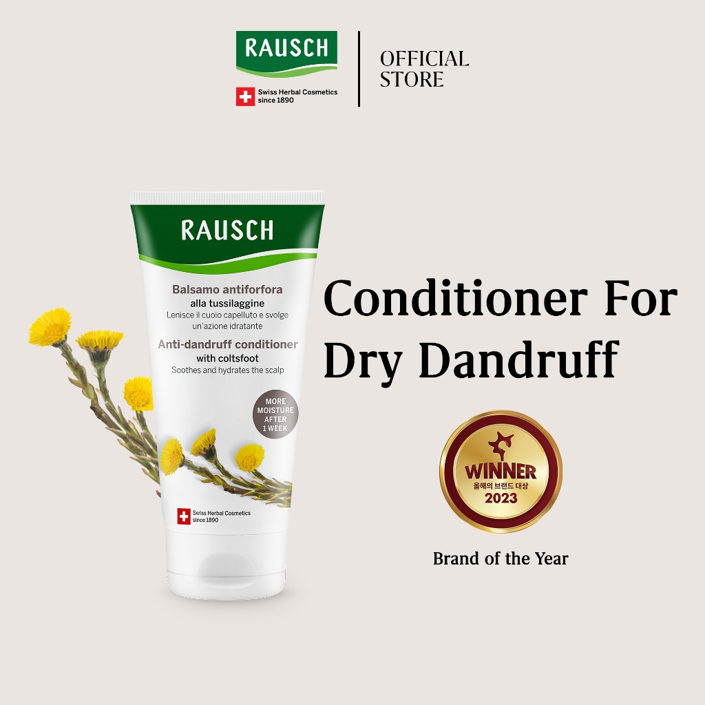 RAUSCH Anti-Dandruff Conditioner with Coltsfoot - For Dry Dandruff ...
