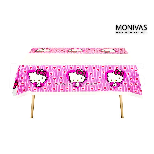 Hello Kitty Disposable Table Cover Sheet Sanrio Birthday Party ...