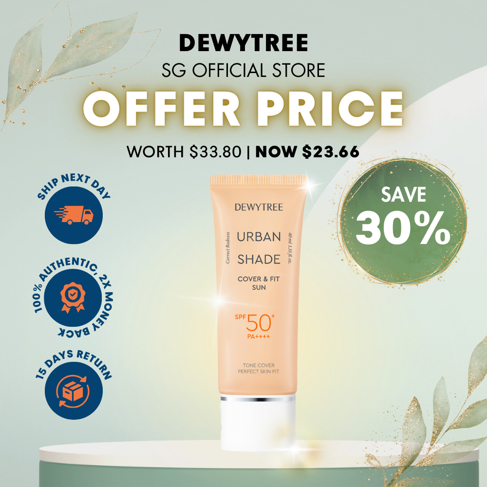 [DEWYTREE SG OFFICIAL] Urban Shade Cover And Fit Sun (40ml)[Sebum ...