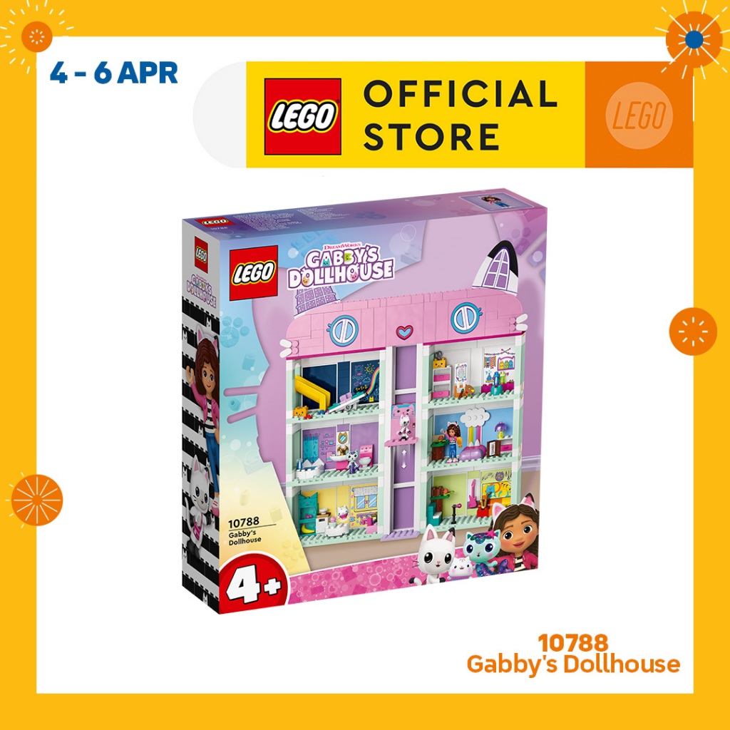 LEGO Gabby's Dollhouse 10788 Gabby's Dollhouse Building Set Toys (498 Pieces) | Shopee Singapore