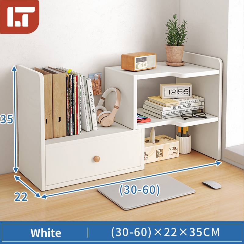 Desktop Organiser Multipurpose Shelf Rack Book Shelf Rack TableTop Rack ...