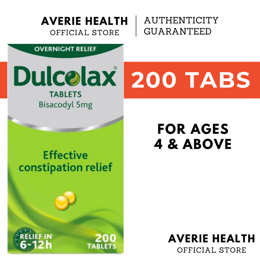 Dulcolax Constipation Relief Tablets 5mg 200s, 10mg Suppositories 5s ...