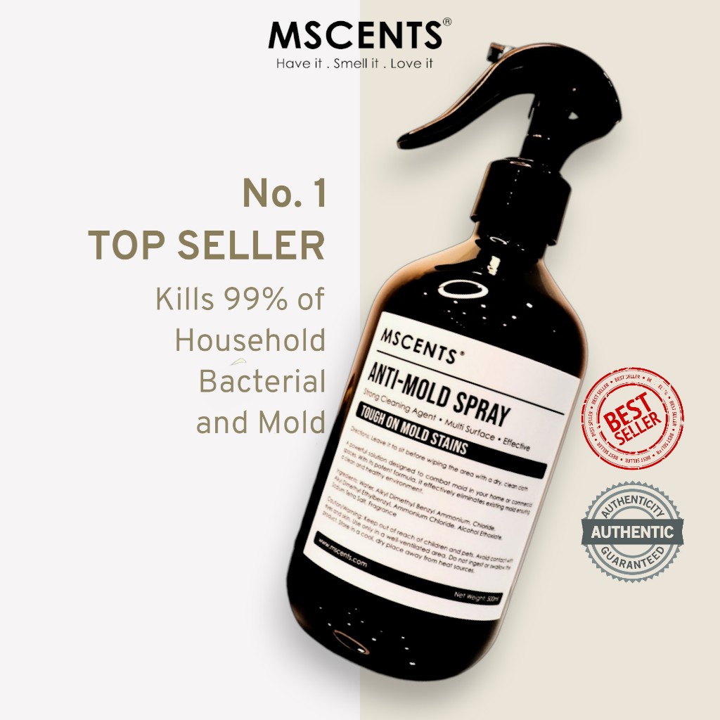 Anti-Mold Disinfectant Spray Cleaner -500ml- Eliminate 99.9% Germs ...