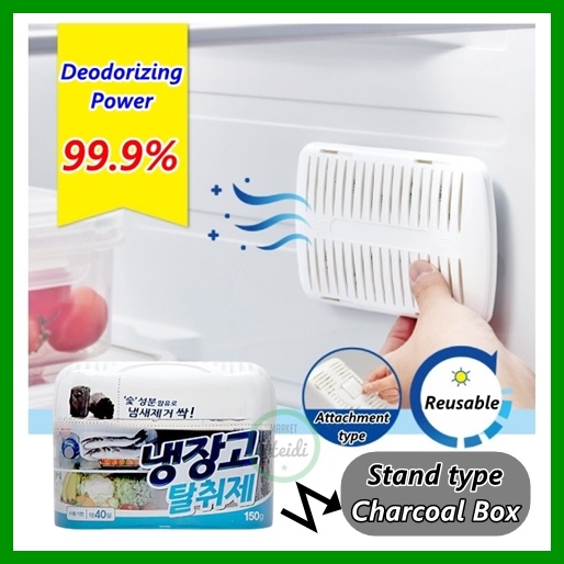 Korea 🇰🇷 Fridge Deodorant Freezer Deodorizer Air Purifier Freezer Smell ...