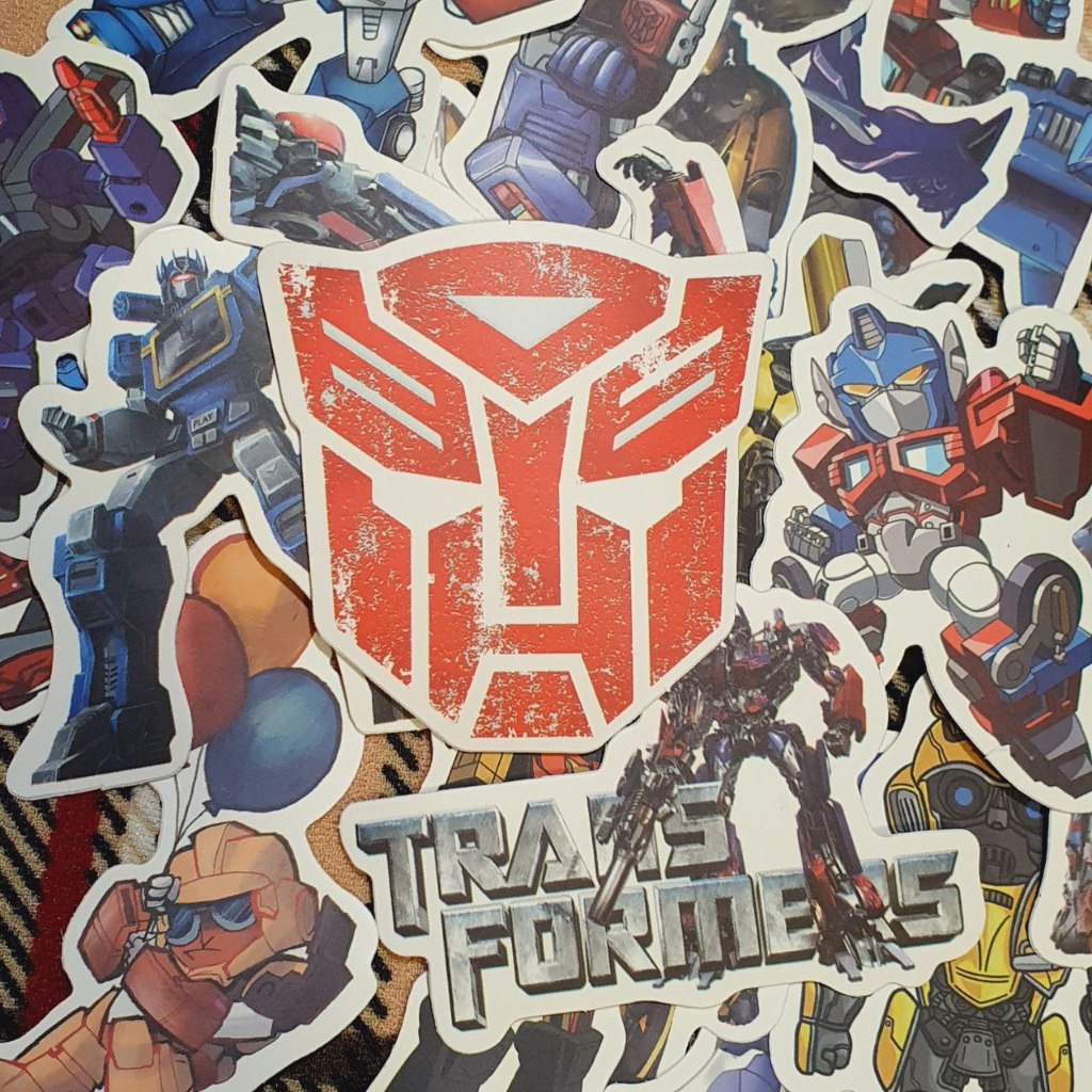 [SG] 5 PCS Transformers Waterproof Vinyl Stickers! Assorted Sticker ...