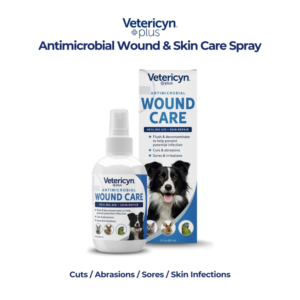 Vetericyn Plus Antimicrobial Wound & Skin Care Spray - Treatment for ...