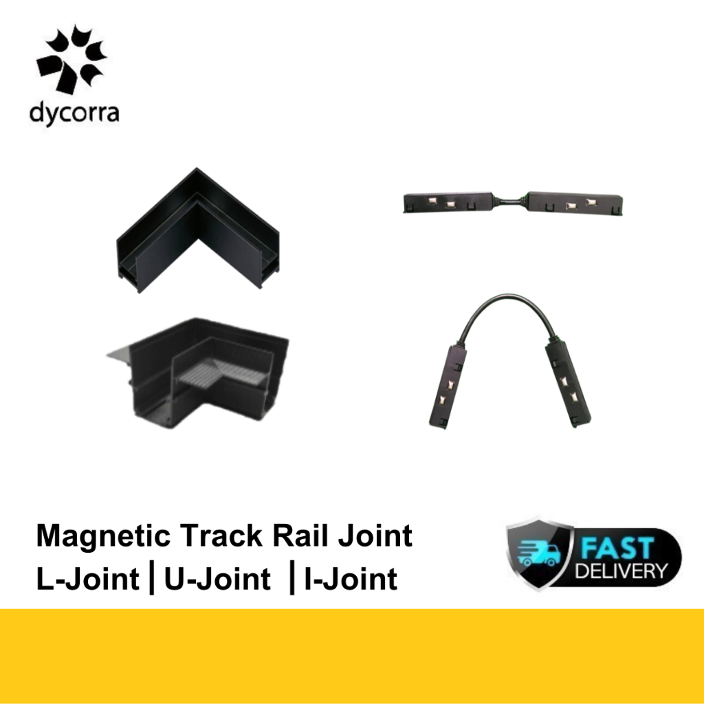 Dycorra Magnetic Track Rail Joint L-Joint U-Joint I-Joint For Track ...