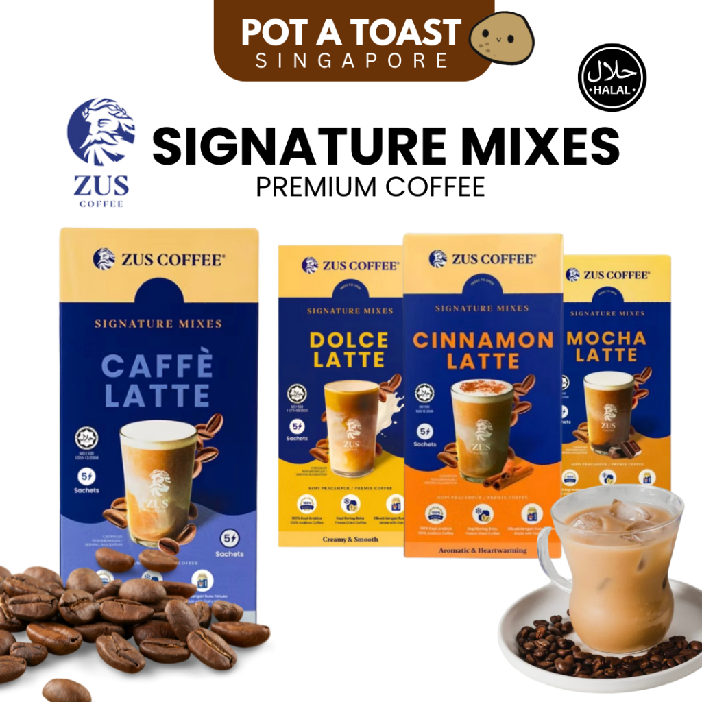 ZUS COFFEE Signature Mixes Coffee 5s HALAL | Shopee Singapore