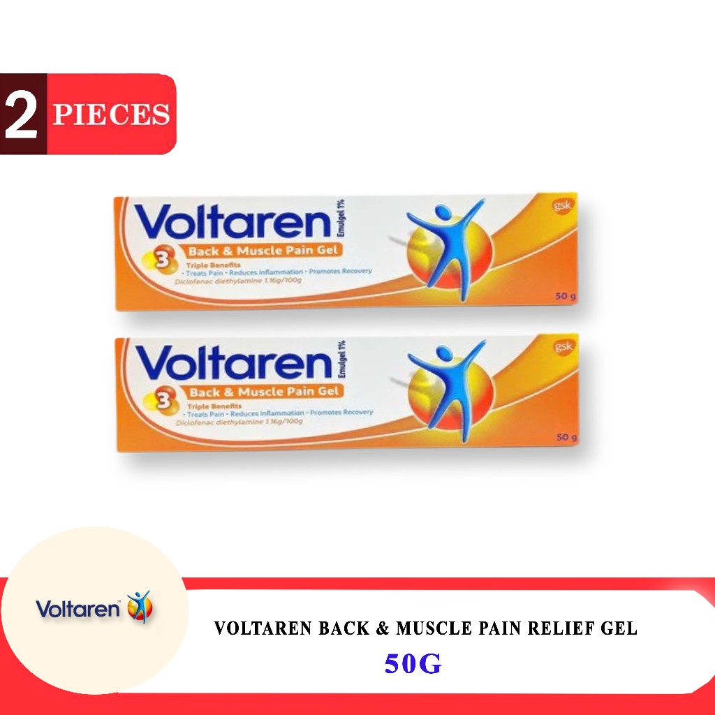 VOLTAREN Back & Muscle Pain Relief Gel 50g | Shopee Singapore