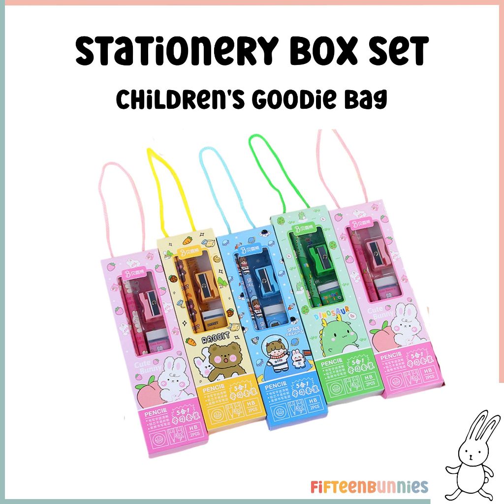 Kids Stationery Box Set | Children Pencil Set | Goodie Bag Fillers ...