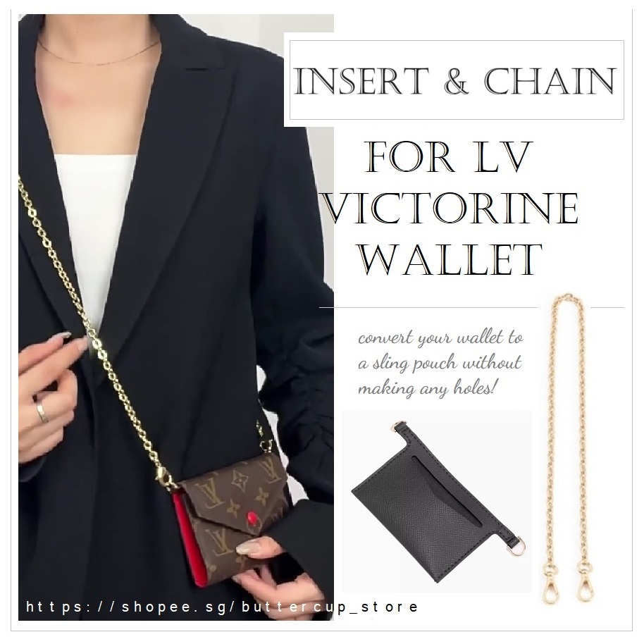 LV Victorine Wallet 🔁 convert to hand-carry, sling bag or cross-body ...