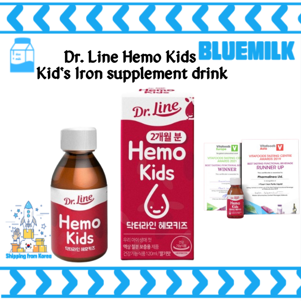 Dr. Line Hemo Kids Iron supplement drink for childens / Delicious ...