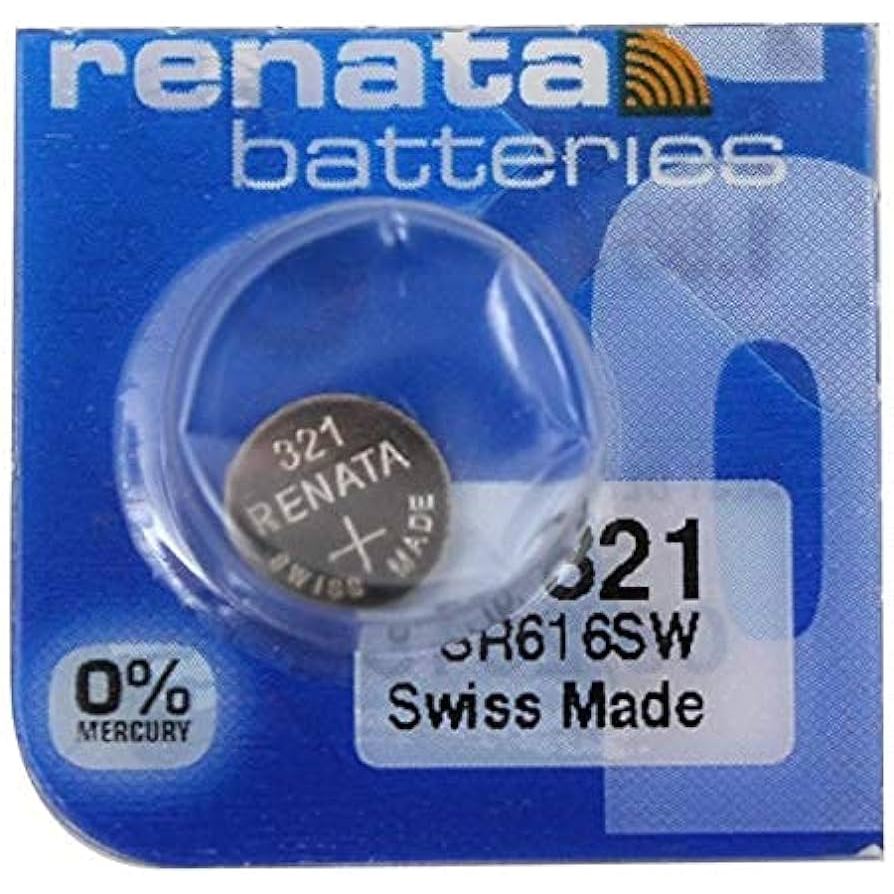 Renata 321 SR616SW Swiss Made Silver 1.55v Battery [1 pc] | Shopee ...