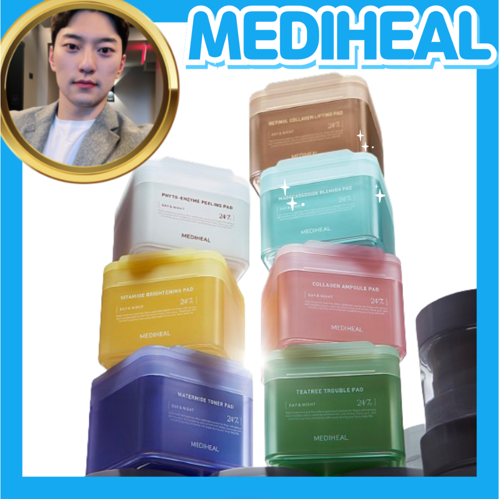 [Main Product] MEDIHEAL FACE TONER PAD (7 TYPES, Not Refill) | Shopee ...