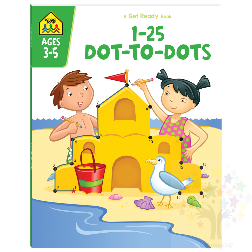 Numbers 1-25 Dot to Dots - Children Preschool Activity book - Motor ...