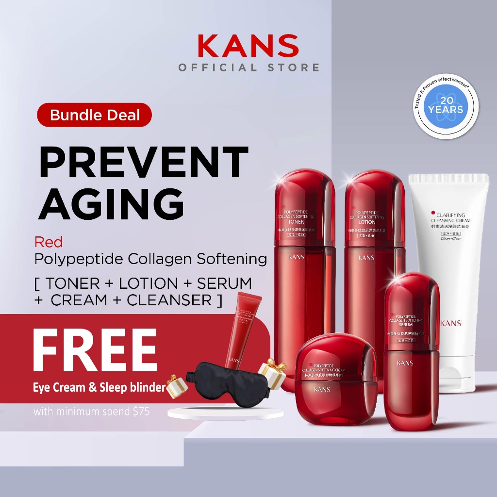 KANS 韩束 Anti-Aging Series 姜十七推荐 Deep Hydration Toner |Anti-Wrinkle ...