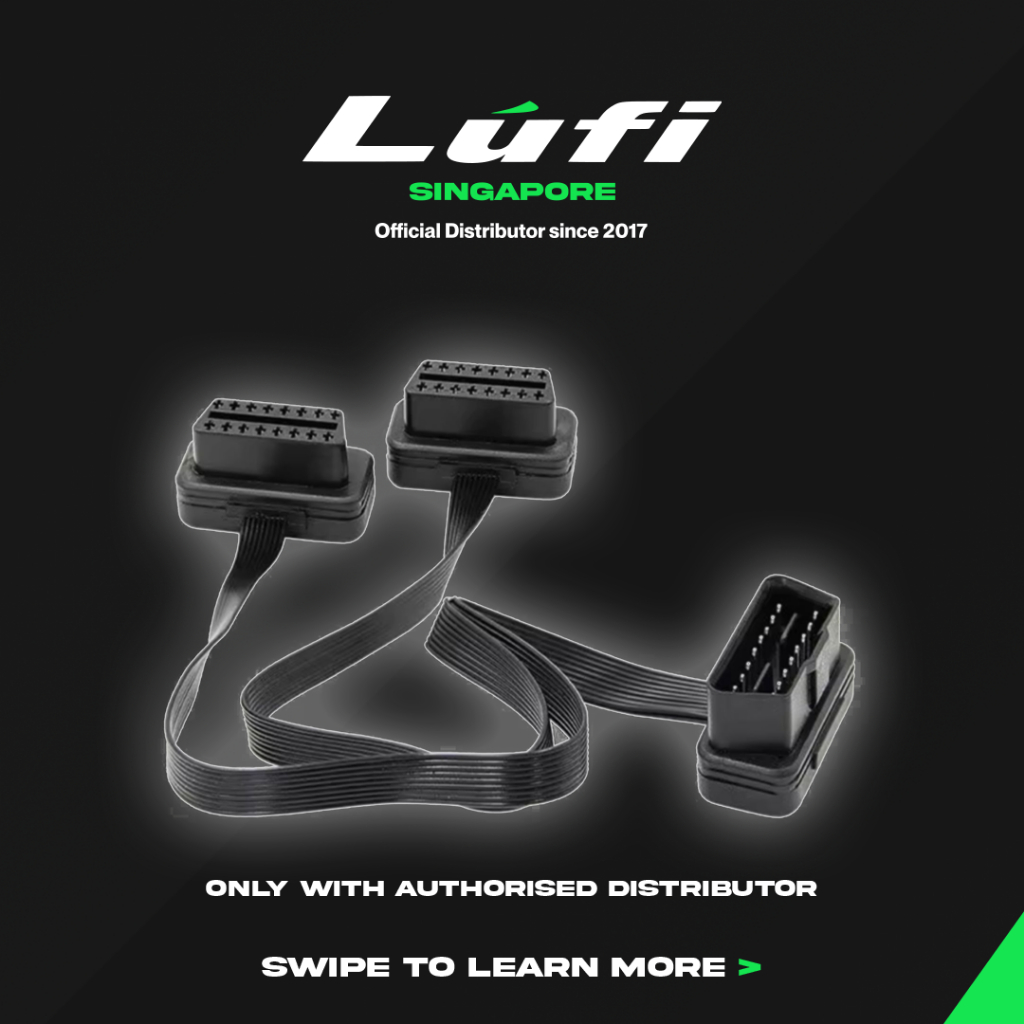 Lufi OBD2 Splitter(30cm) - 2 to 1 car OBD Splitter | Shopee Singapore