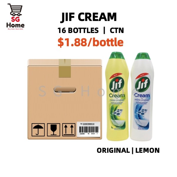 CNT DEAL / Jif Cream Remover Tough Dirty Lemon Stain Remover Lemon ...