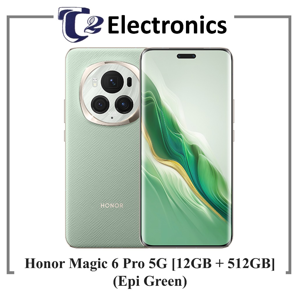 Honor Magic 6 Pro 5G | 12GB RAM + 512GB ROM | 50MP Super-dynamic Falcon Camera | - T2 ...