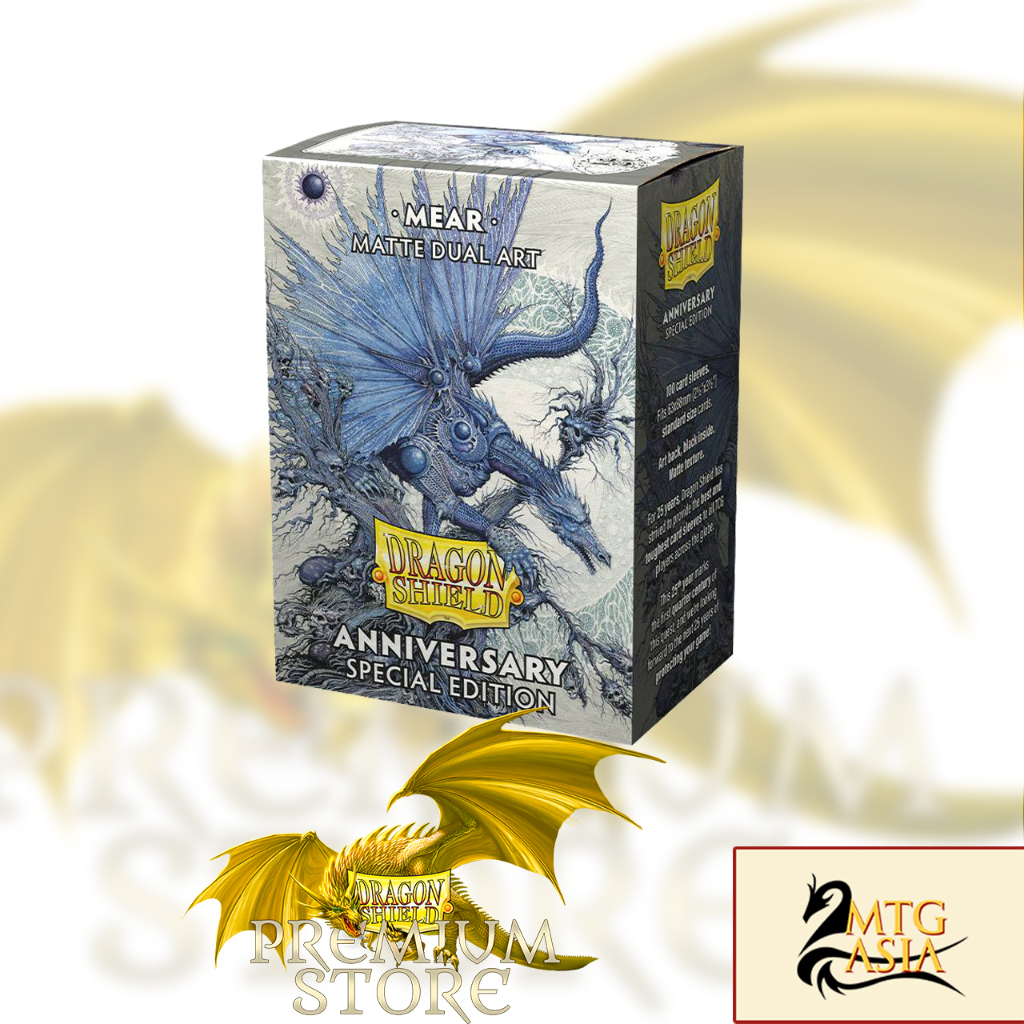 (DUAL)"Mear" Dragon Shield Matte DUAL Sleeves (100pc) Sealed BNIP ...
