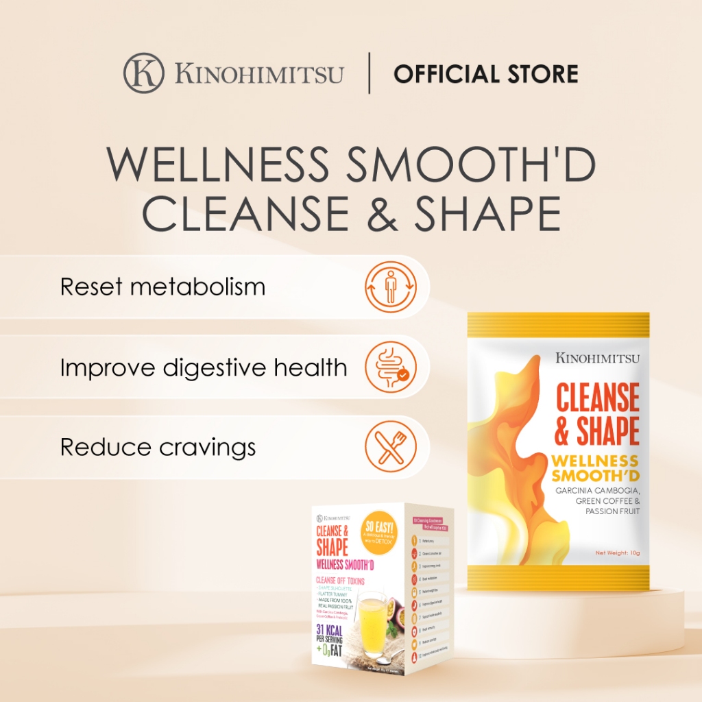 [Trial Pack] Kinohimitsu Wellness Smooth'D Cleanse & Shape Detox ...