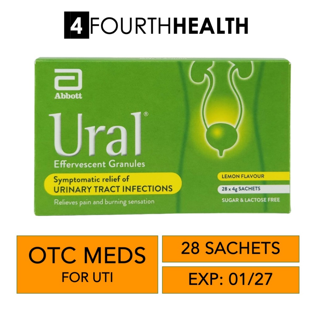 [EXP 01/27] Ural Effervescent Powders 28 sachets - relief from UTI ...