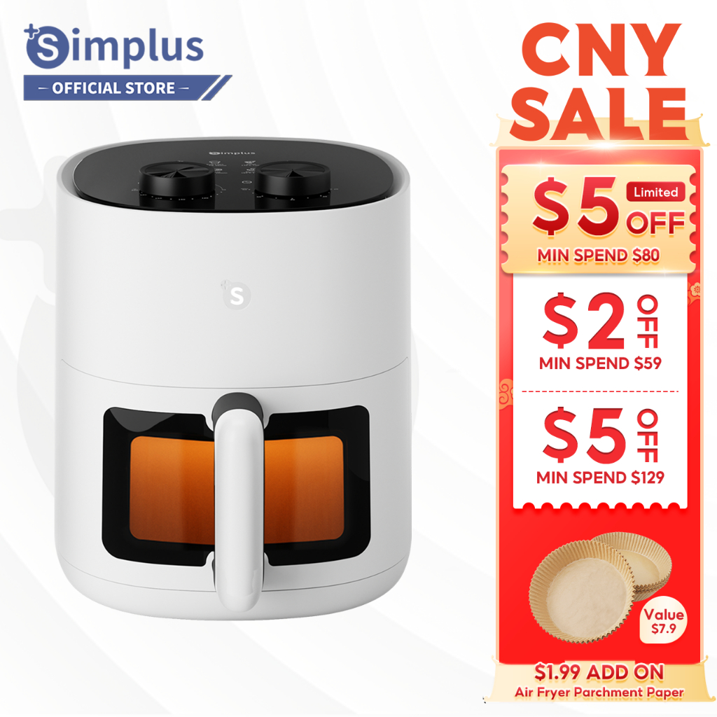 【new Launch】simplus Air Fryer Gen S Series Next Generation 5l Capacity