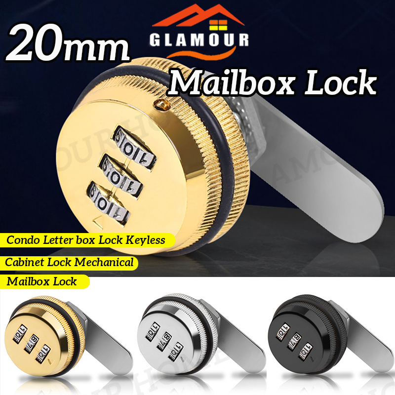 [SG] HDB Letter Box Lock Letter Keyless Password Mailbox Lock Box ...