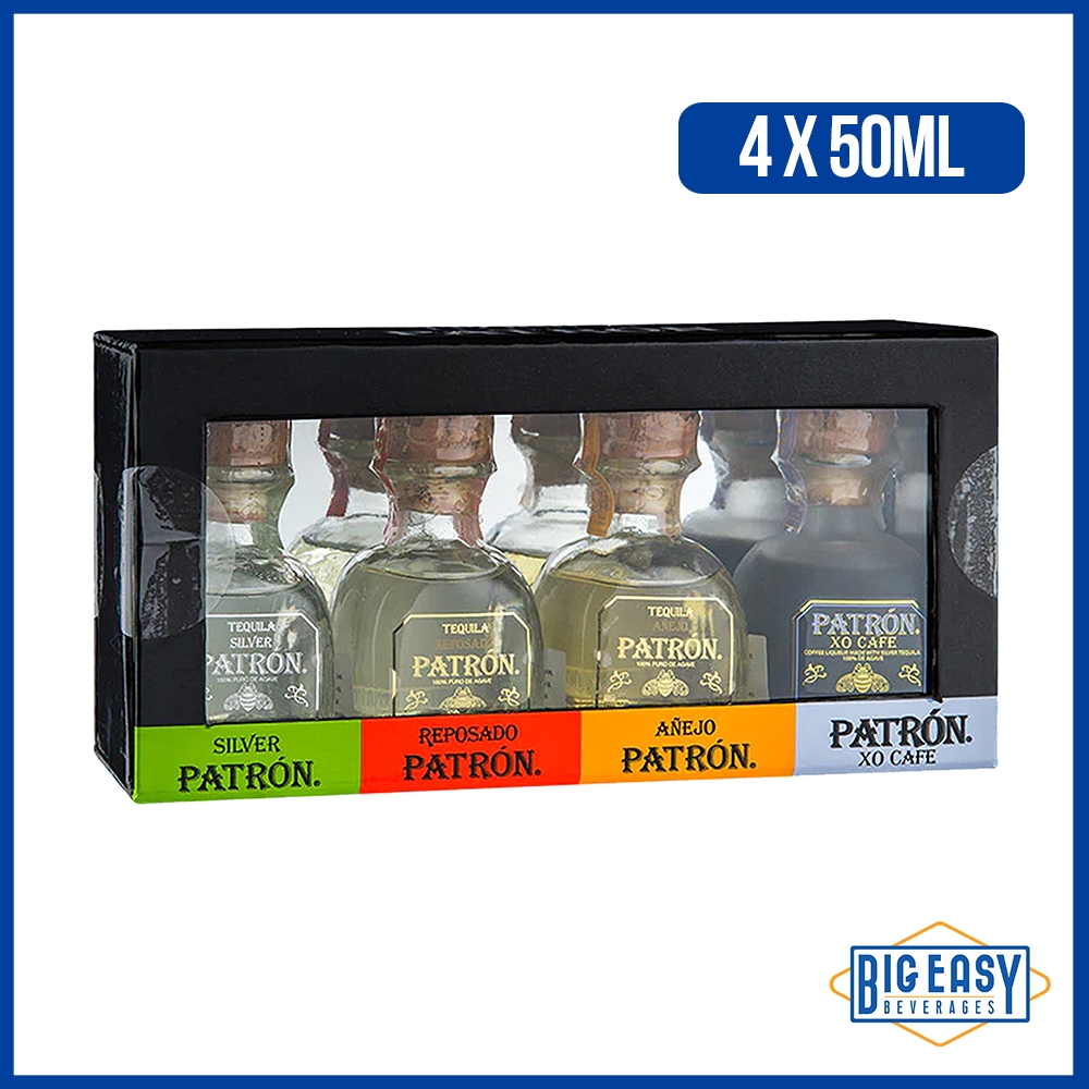 Patron Miniature Tequila Collection Gift Pack | 50ML | Pack of 4 ...