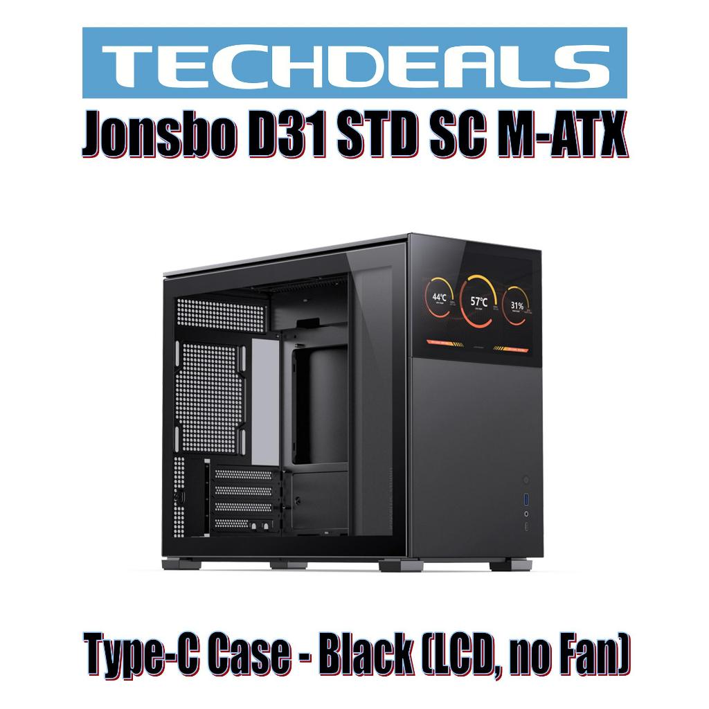 Jonsbo D31 STD SC M-ATX Type-C Case - Black (LCD, no Fan) | Shopee Singapore