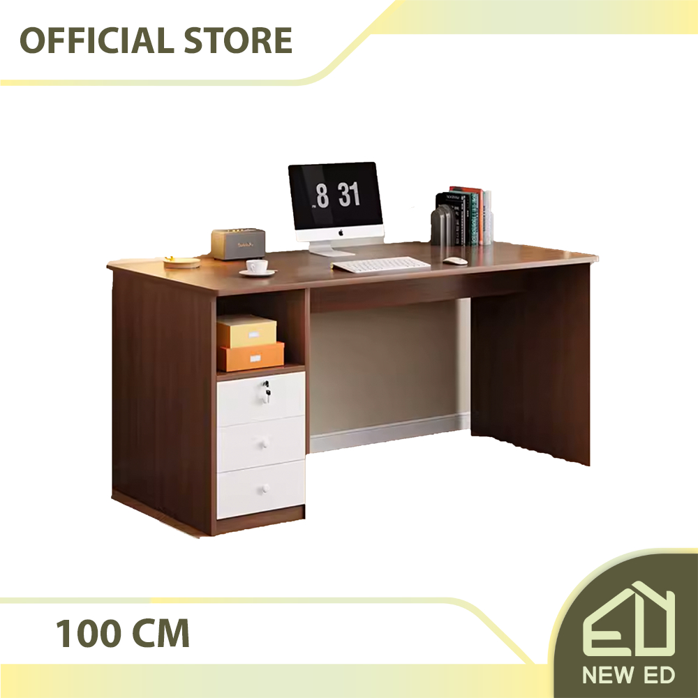 Newed Study Room Plain Home Use Computer Study Working Desk With Lock ...
