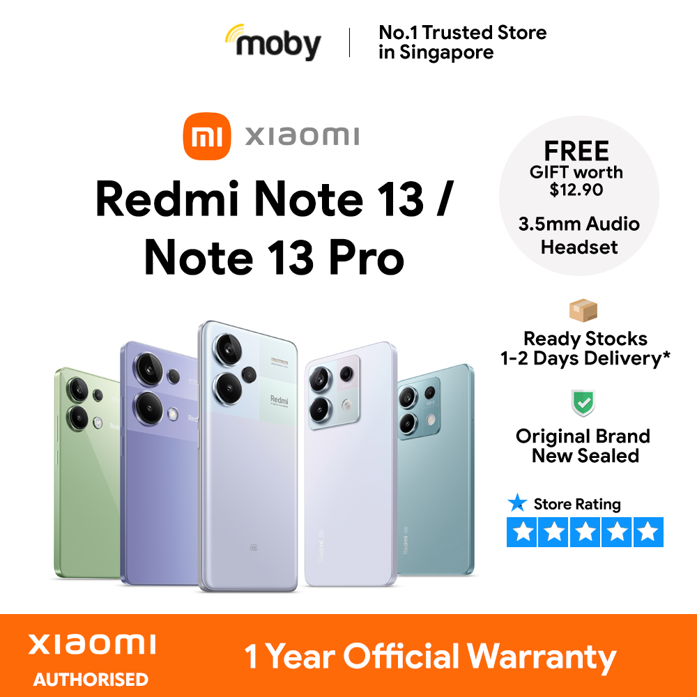 Xiaomi Redmi Note 13 LTE / Redmi Note 13 5G / Redmi Note 13 Pro 5G ...
