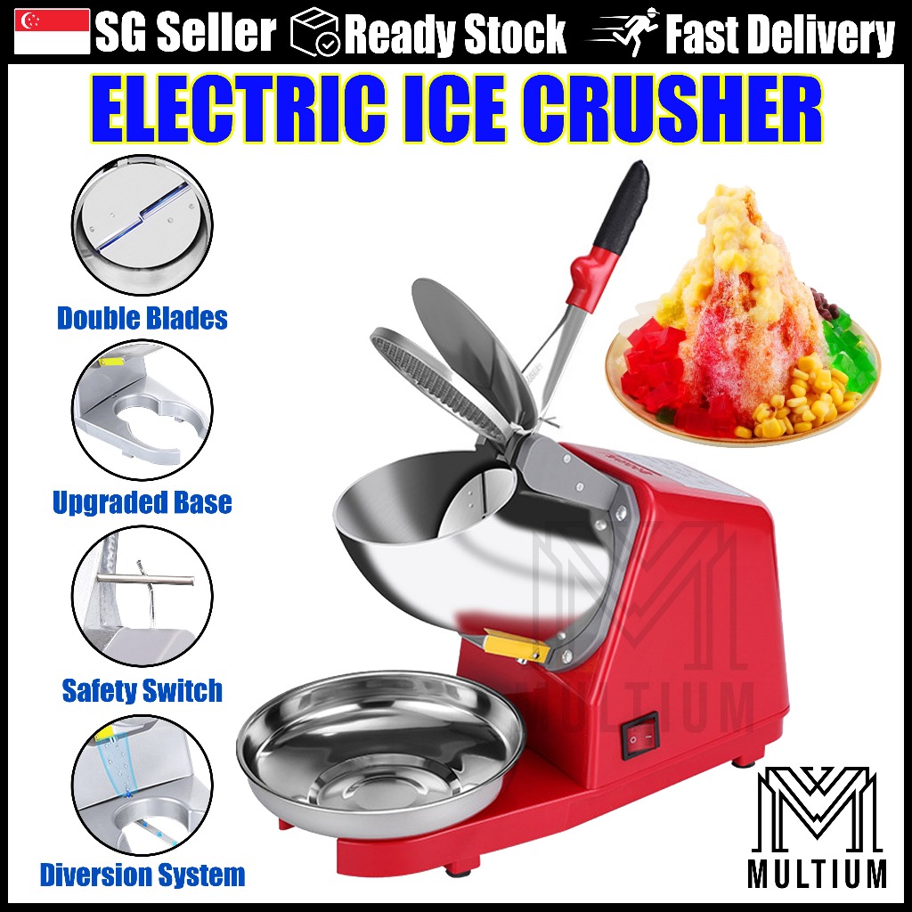 Electric Ice Crusher Shaver | Ice Dessert | Ice Chopper |Powerful motor ...