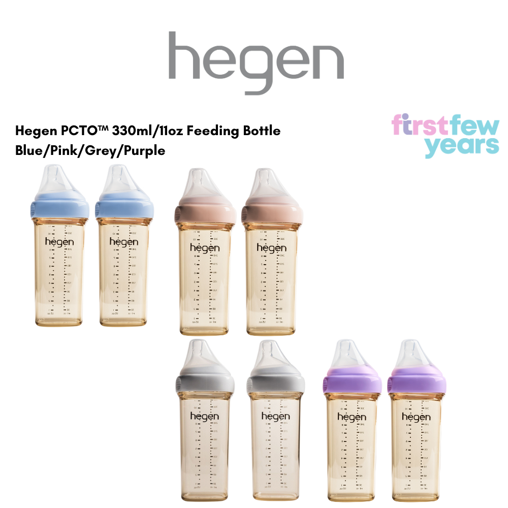 Hegen PCTO™ 330ml/11oz Feeding Bottle PPSU (2-pack) (4 Colors) | Shopee Singapore