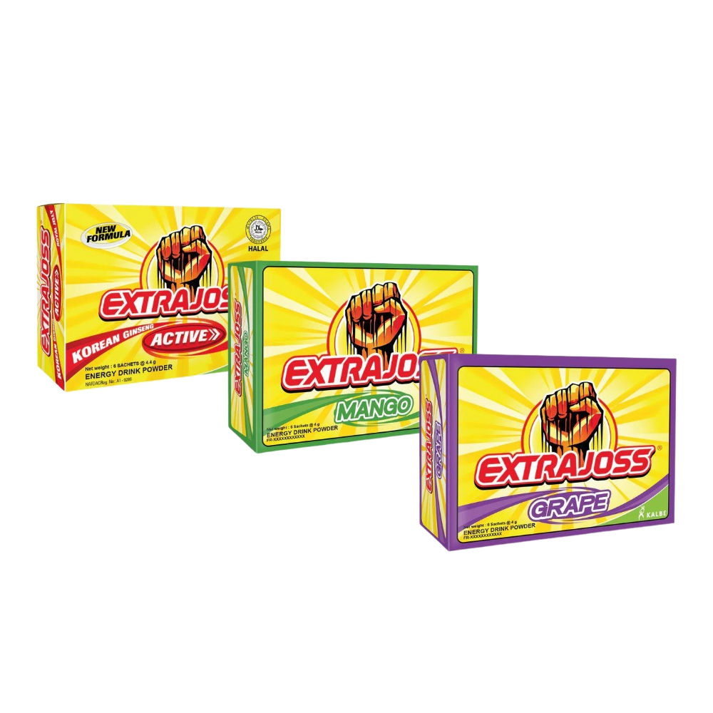 Extra Joss Energy Drink 6 Sachets x 4.4g Energy Drink Powder Active ...