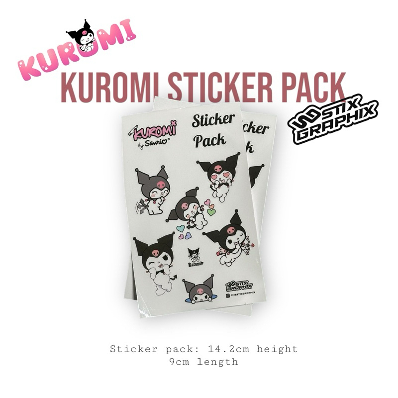 [SG SELLER] Kuromi sticker pack | Shopee Singapore