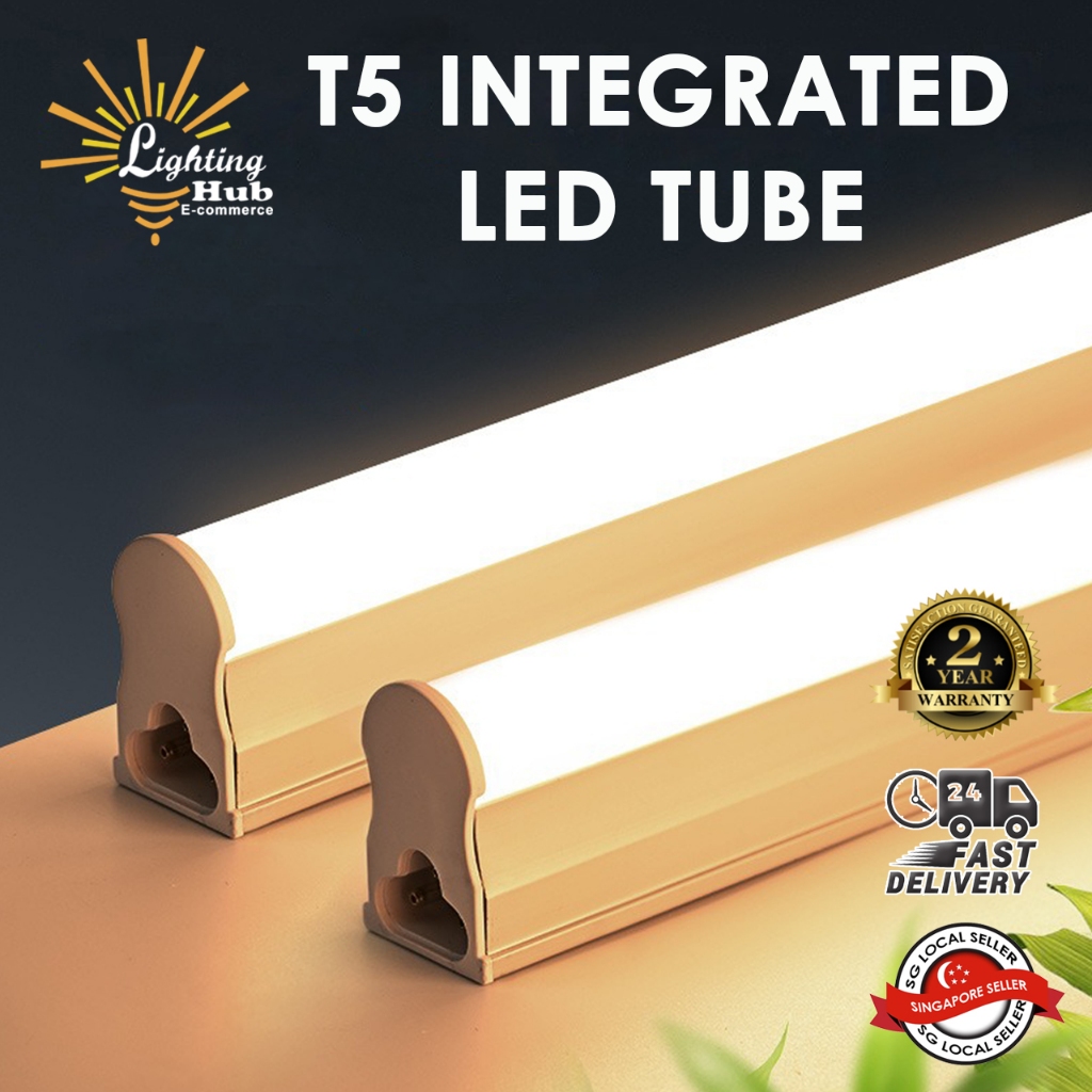 Lighting Hub T5 LED Tube Full Set 5W/10W/15W/20W (1ft 2ft 3ft 4ft) 2 ...