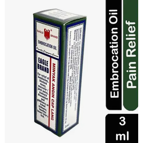 Eagle Brand Embrocation Oil 3ml | Shopee Singapore