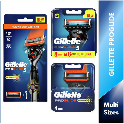 【Value Pack】Gillette Fusion5 ProGlide Power Razor Shaver Refill ...