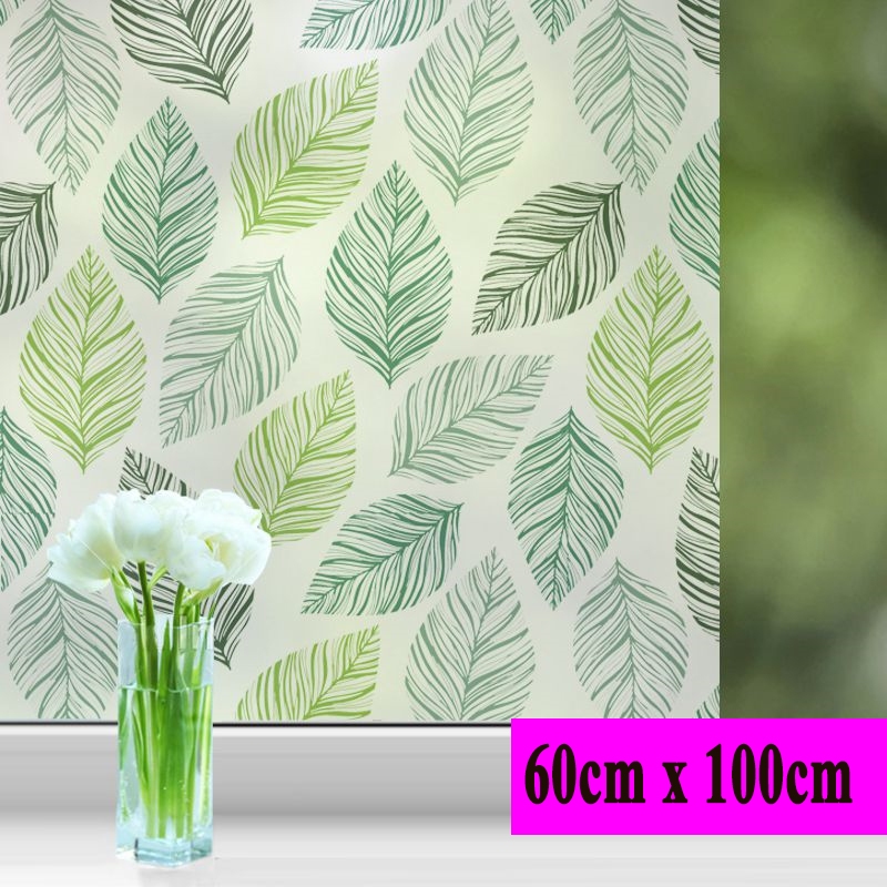 60(90)cm X 100cm Waterproof Frosted Privacy Bathroom Window Glass Film Stickers PVC Self ...